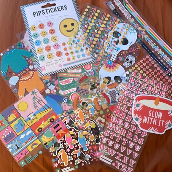 Pipsticks | Other | Pipsticks Stickers 5 Random Sheets | Poshmark